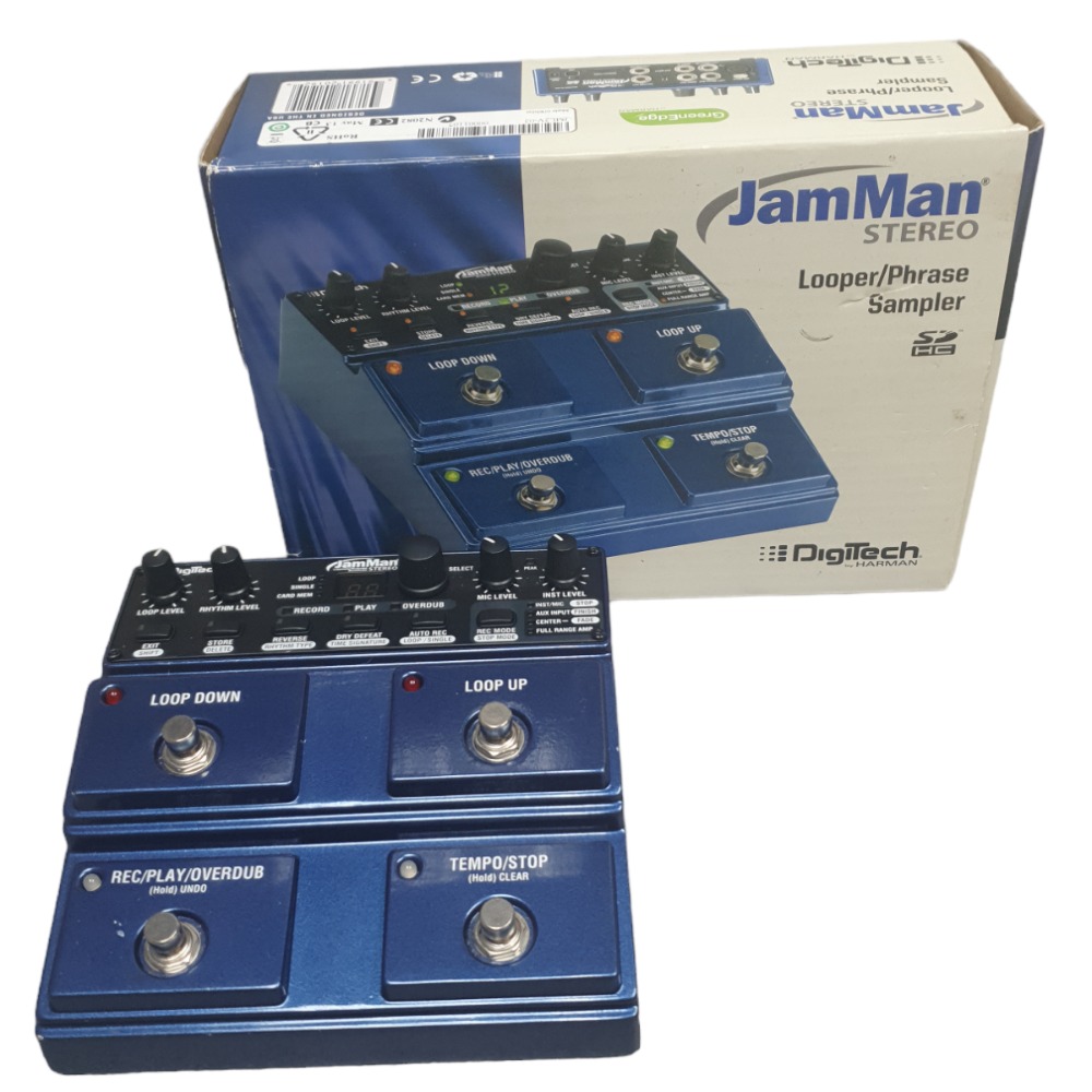 Pre-owned Digitech Jamman JML2 Stereo Looper Effects Pedal Phrase ...